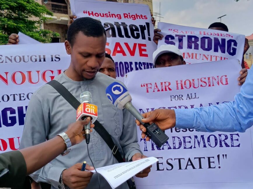 Rights Group Leads Protest To FCTA Over Planned Demolition Of Trademore ...