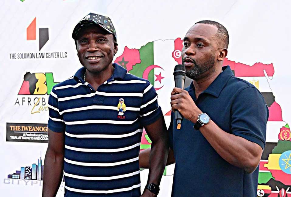 PHOTOS: Soneye, Akpoborie Present US Nigeria Soccer League Cup To ...