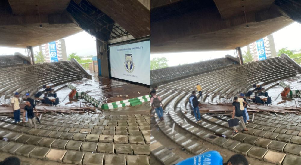 JUST IN: Many Injured As OAU Lecture Theatre Ceiling Collapses On ...