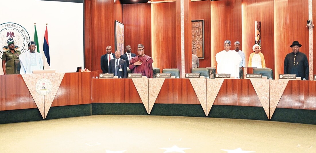 Tinubu Secures Buhari, Jonathan's Votes At Inaugural Council Of State ...
