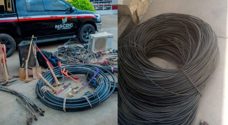 NSCDC Arrests 16 Suspects For Vandalism, Cable Theft, Illegal Mining ...