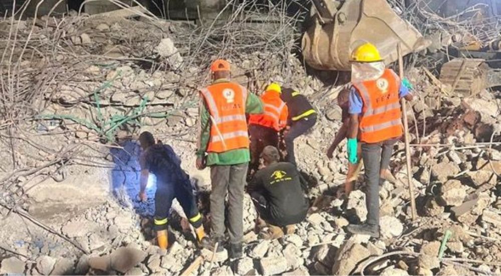 NEMA Concludes Rescue Operation After Building Collapse At Abuja Fish ...